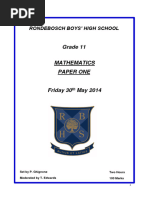 2025 Baseline Test Grade 11 Mathematics | PDF | Mathematics