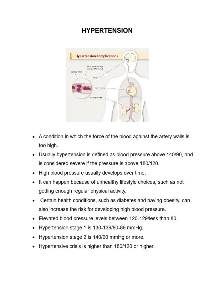 Hypertension | PDF | Wellness