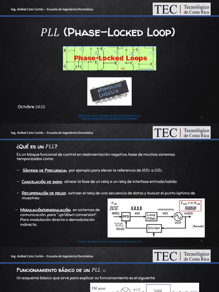 Presentaciones-Del-Curso 4.7 - PLL - 2S2023 - ACC | PDF ...