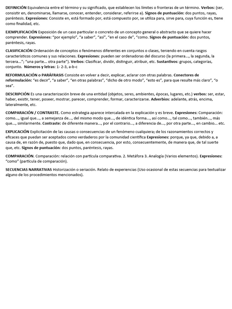 DEFINICIÓN Equivalencia Entre El Término y Su Significad1 | PDF ...