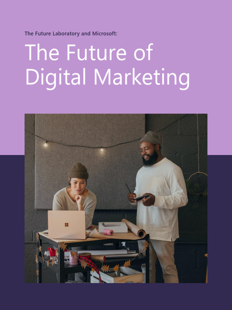 The Future of Digital Marketing | PDF | Augmented Reality | Digital Marketing