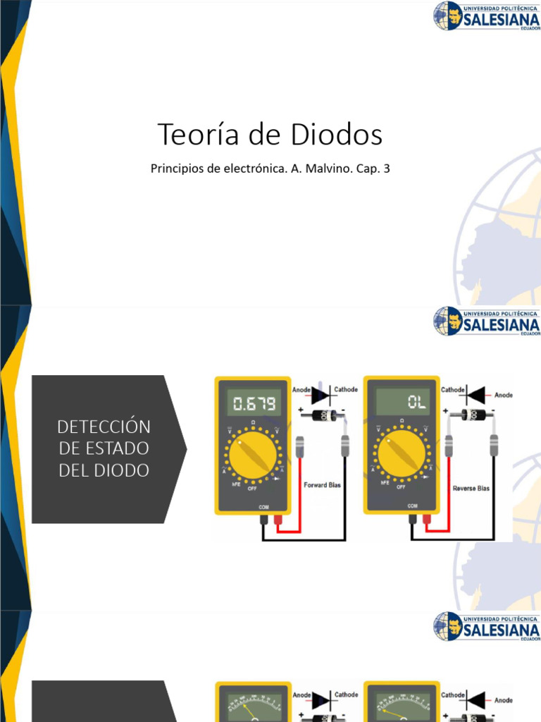 Clase - 9 - Circuitos Con Diodos | PDF | Rectificador | Diodo