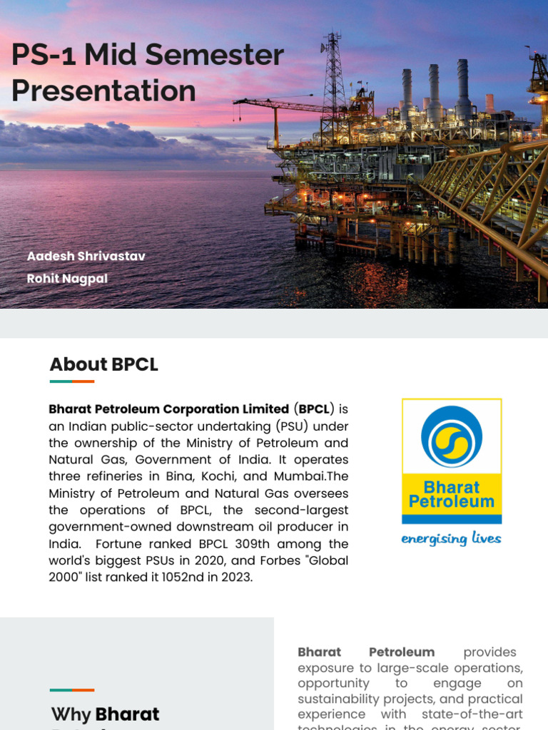 BPCL ppt (1) | PDF | Liquefied Petroleum Gas