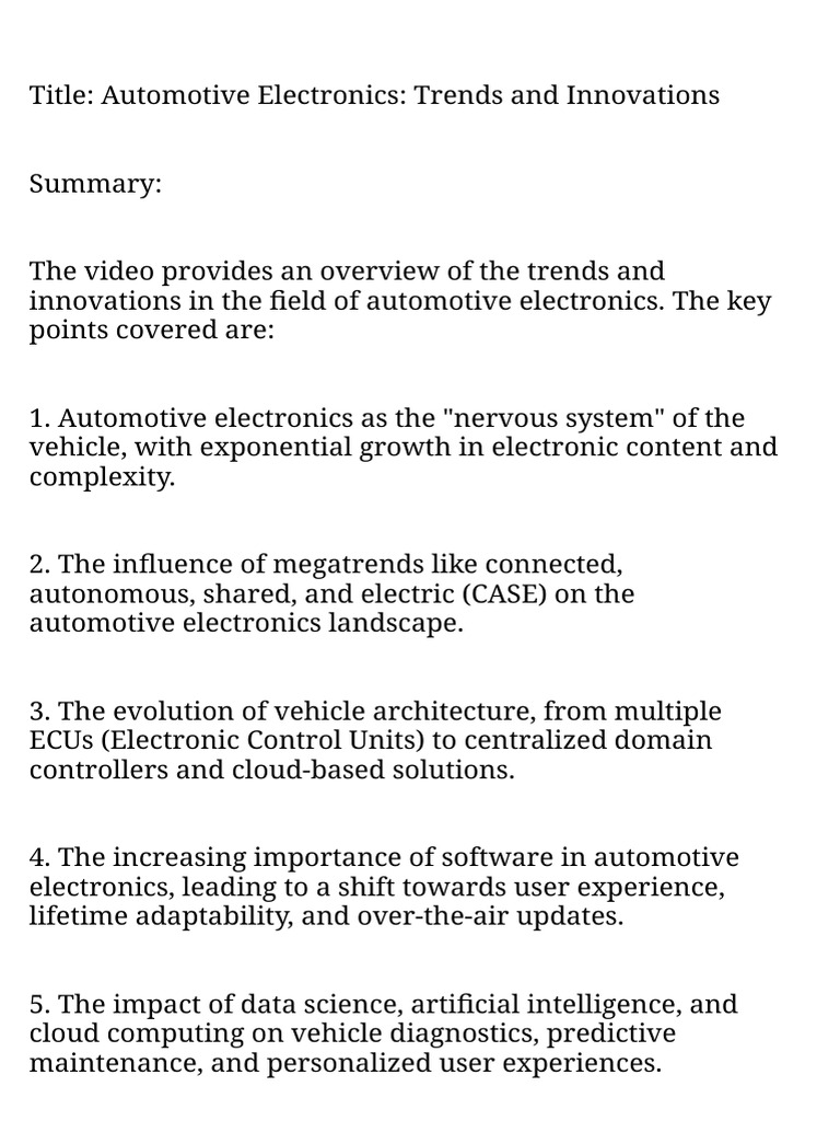 Automtive Innovations Expansion | PDF | Computer Security | Security