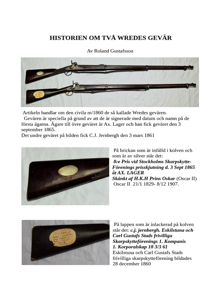 Tva Wredes Gevar | PDF