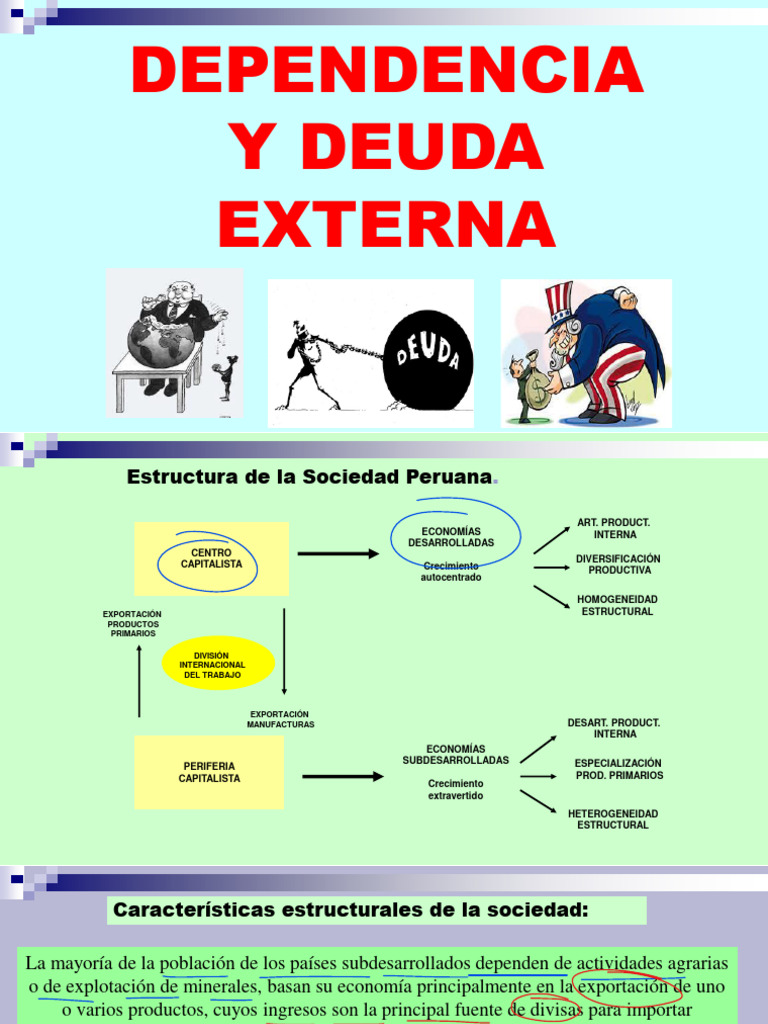 Clase 8. Dependencia y Deuda Externa | PDF | Deuda | Agricultura
