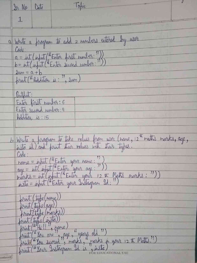 PP Assign 1&2 @rooney | PDF