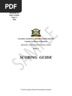 Shapta Uce Geography 2024 4 | PDF | Uganda | Economies