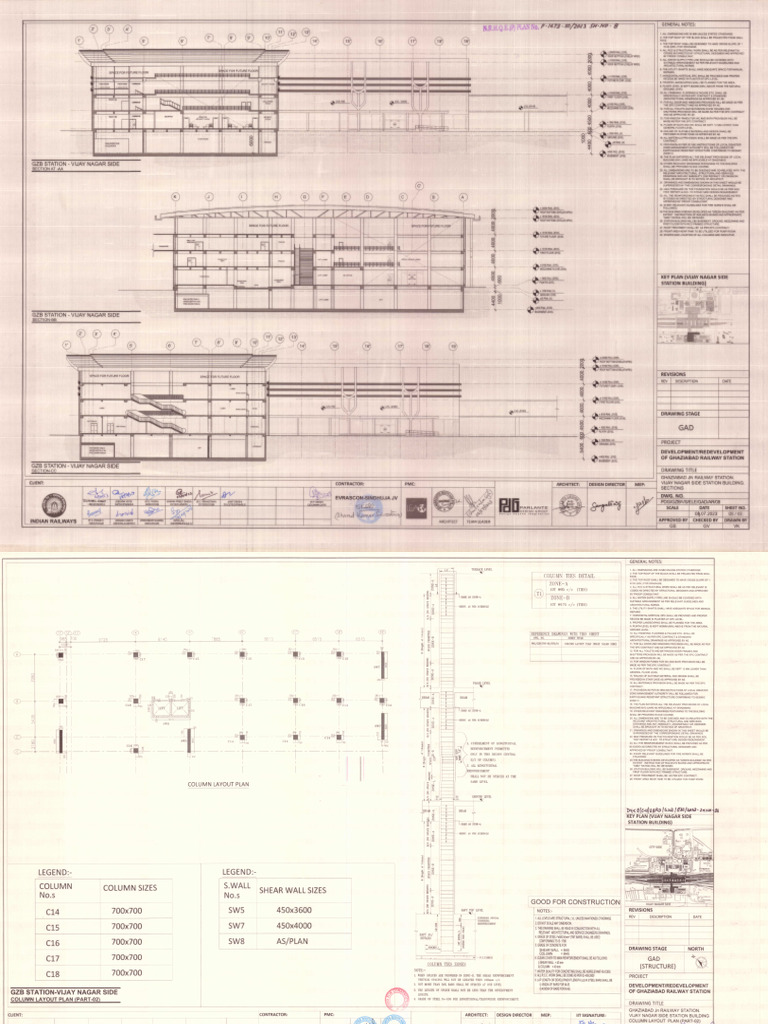 Ghaziabad - Structural Drawings - Buildings Vijay Nagar Side | PDF