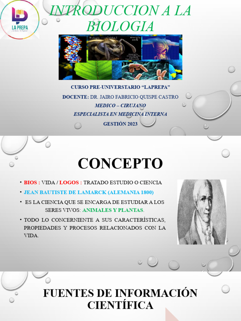 Tema 1 - Introduccion A La Biologia | PDF | Biología | Organismos