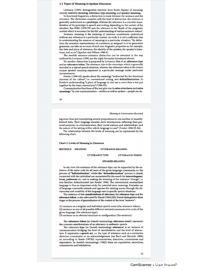 Terms of Levinson's Theory | PDF