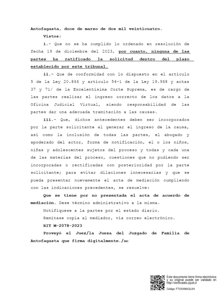Este Documento Tiene Firma Electrónica y Su Original Puede Ser Validado ...