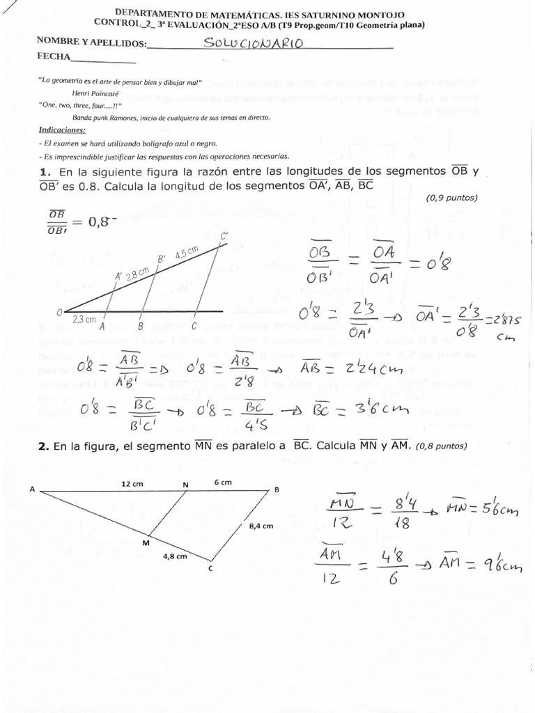 Sol C2 3ev T9 T10 | PDF