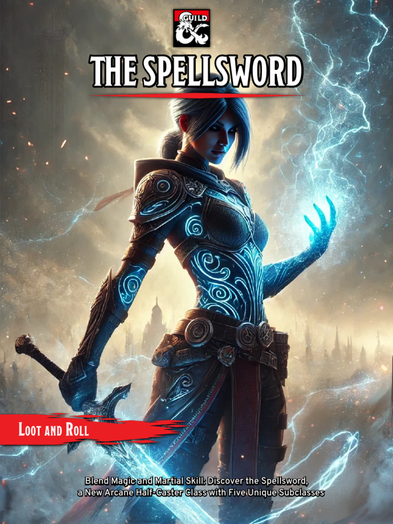 DND5e - The Spellsword Class | PDF | Gary Gygax Games | Dungeons & Dragons
