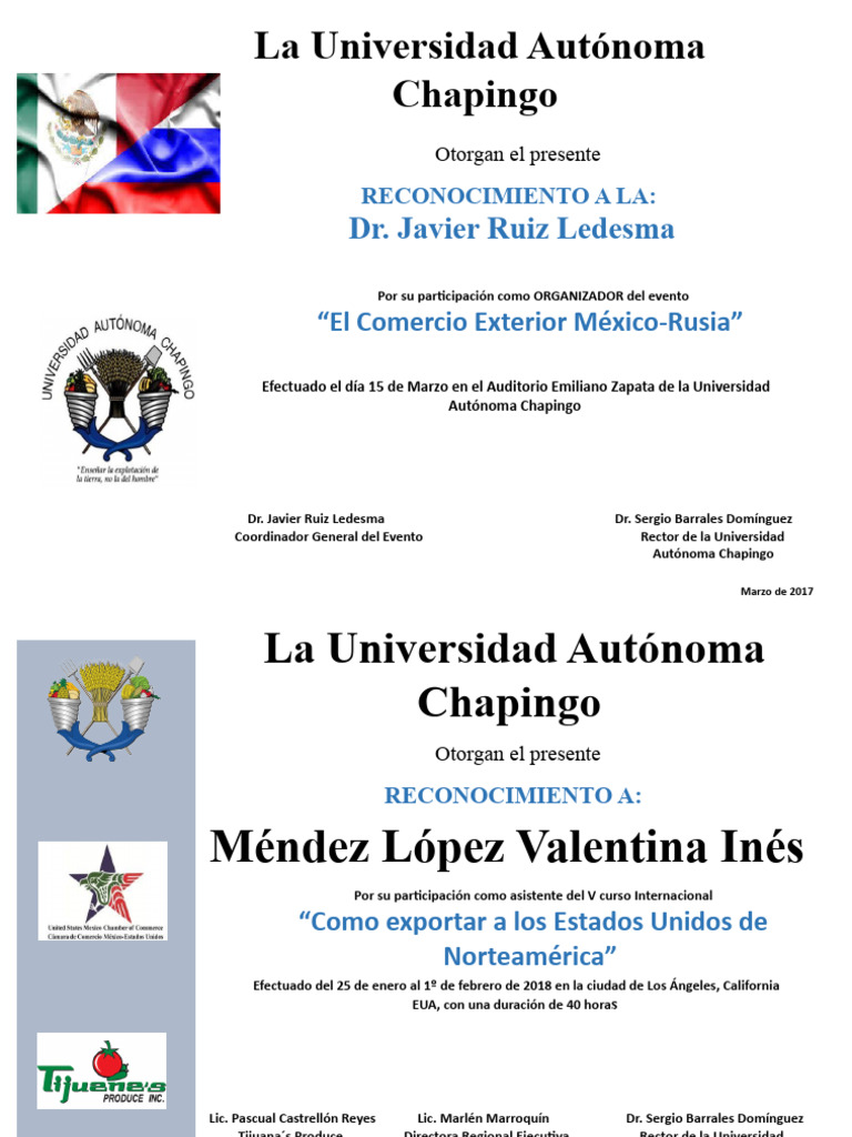 Reconocimiento Rusia Dra. Alejandra | PDF