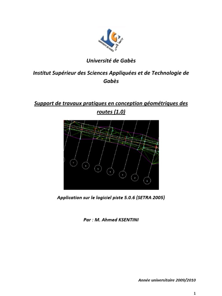TP sur le logiciel Piste 5.0.6 | PDF | Topographie | Profil (aérodynamique)
