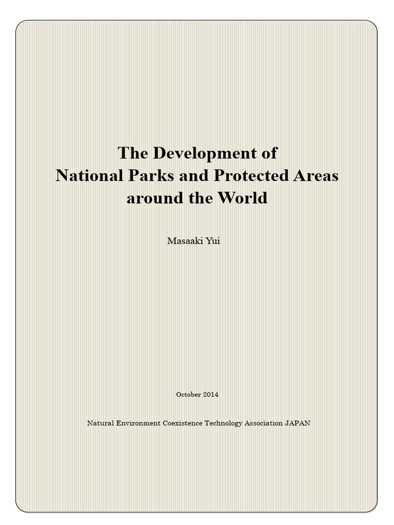National Parks | PDF | Natural Environment | Environmental Conservation