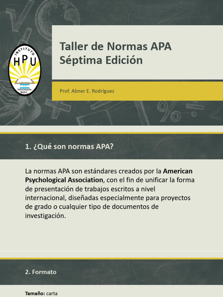 Taller Normas APA - 7a Ed. | PDF | Osos | Youtube
