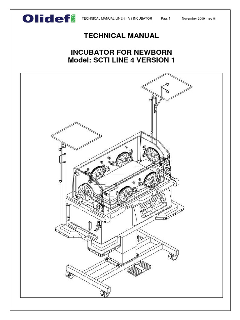 Technical Manual Incubator LINE 4 - MC1 | PDF | Electromagnetic ...