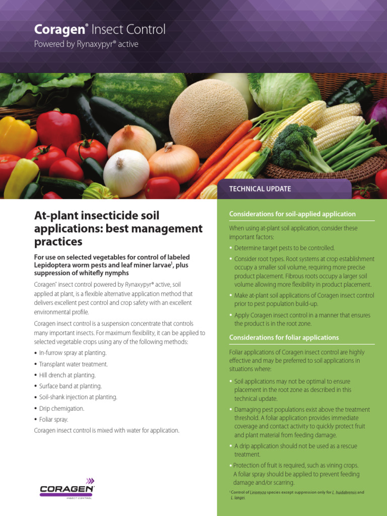 17-FMC-0972 Coragen SS TechUpdate Insecticide 0 | PDF | Soil | Pest Control