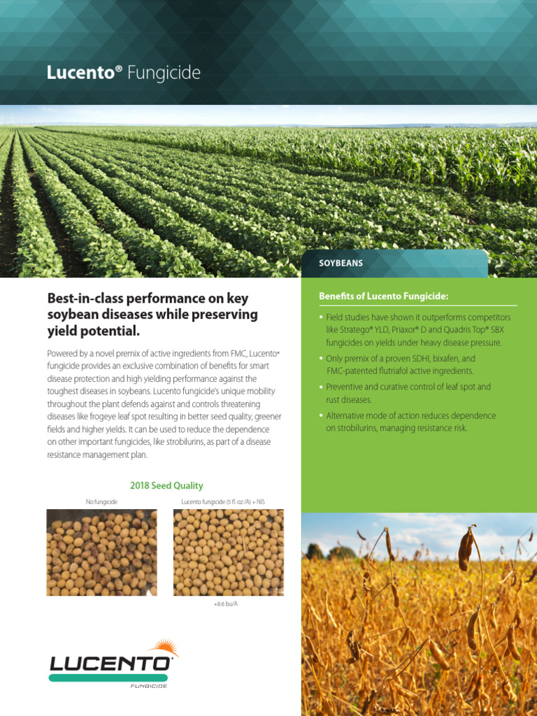18-FMC-0954 Lucento Soybean Fact Sheet - 041323 - VF | PDF | Branches Of Botany | Botany