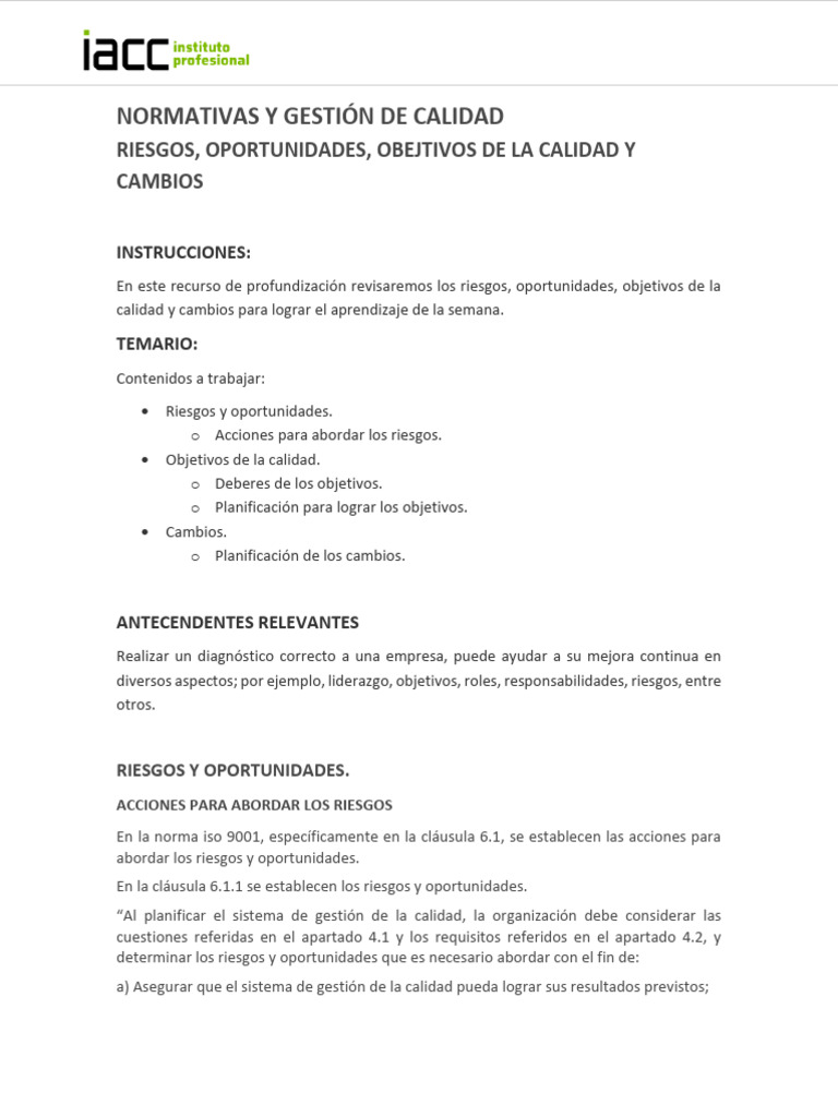 s4 Interactivo Profundizacion Norgc1202 Des | PDF | Calidad (comercial) | Planificación