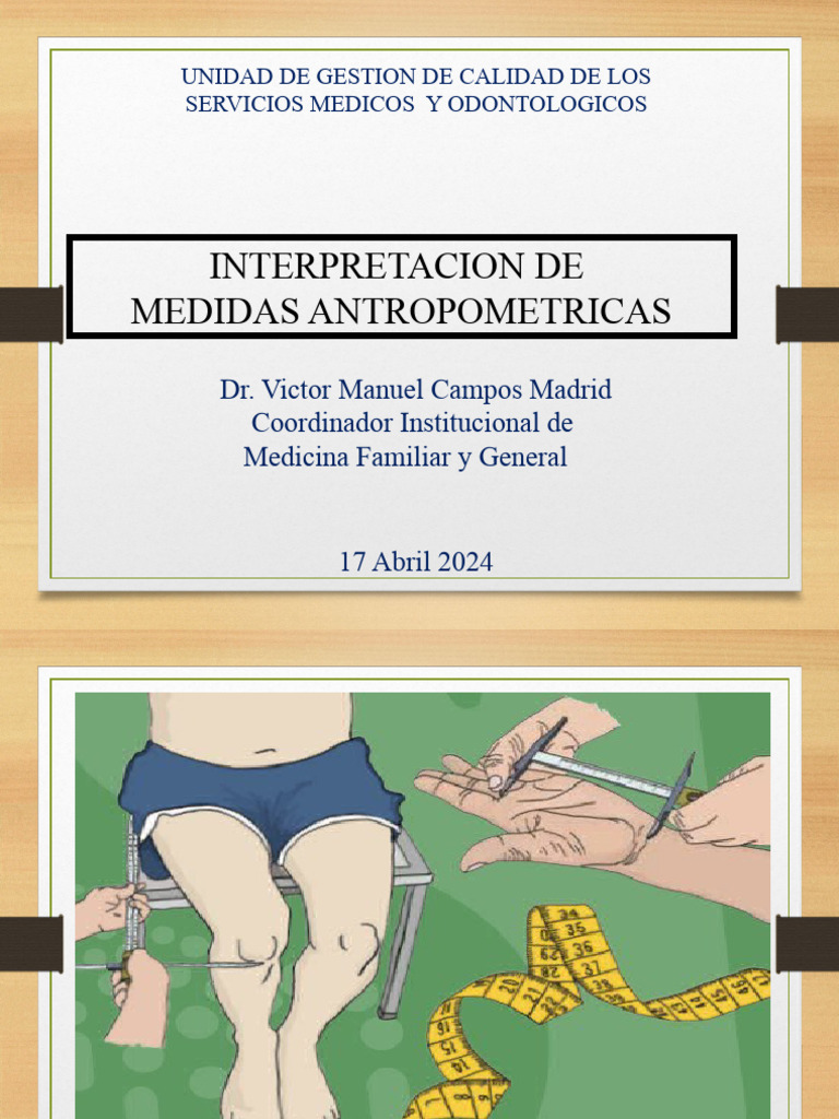 Interpretacion de Medidas Antropometricas | PDF | Obesidad | Antropometría