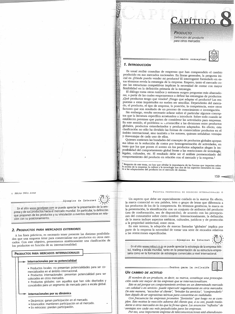3.1 Practica en Negocios Internacionales Cap 8 | PDF