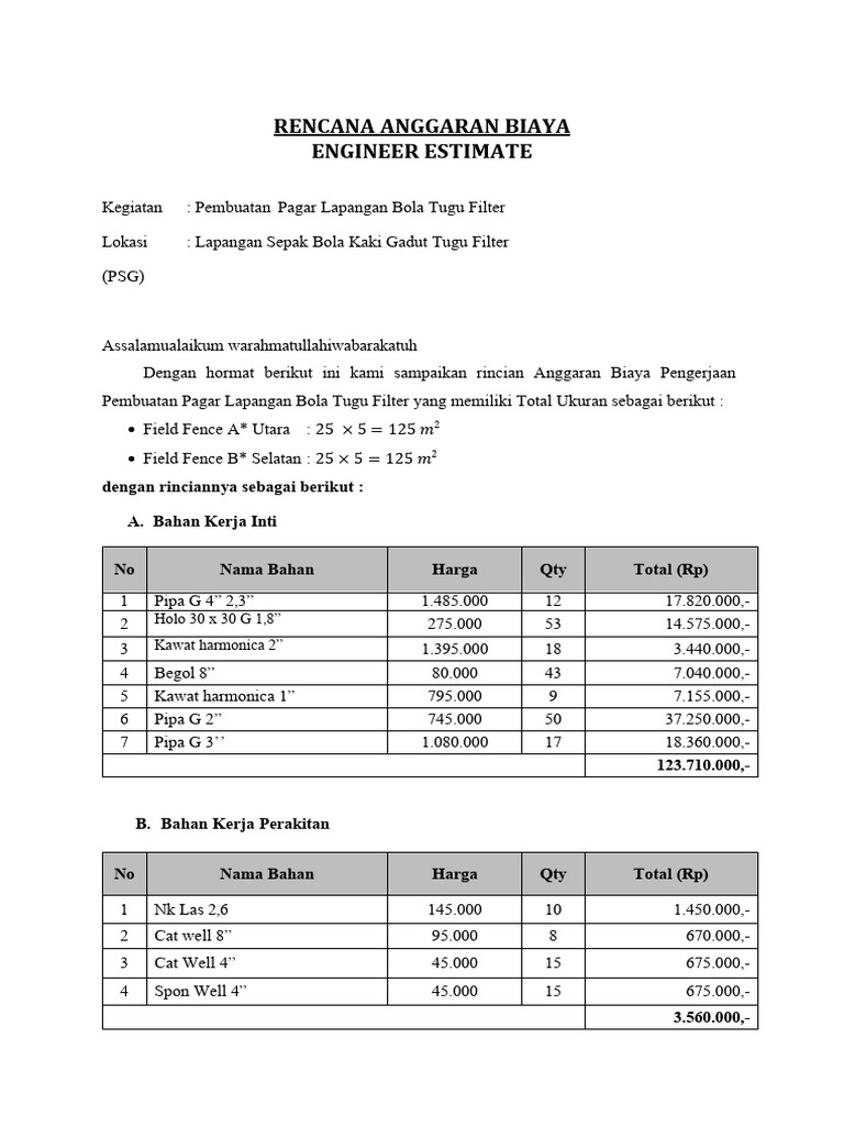 RAB Lap Sepak Bola 2022 | PDF