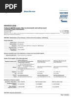 Spic and Span Disinfectant Cleaner SDS | PDF | Occupational Safety And ...