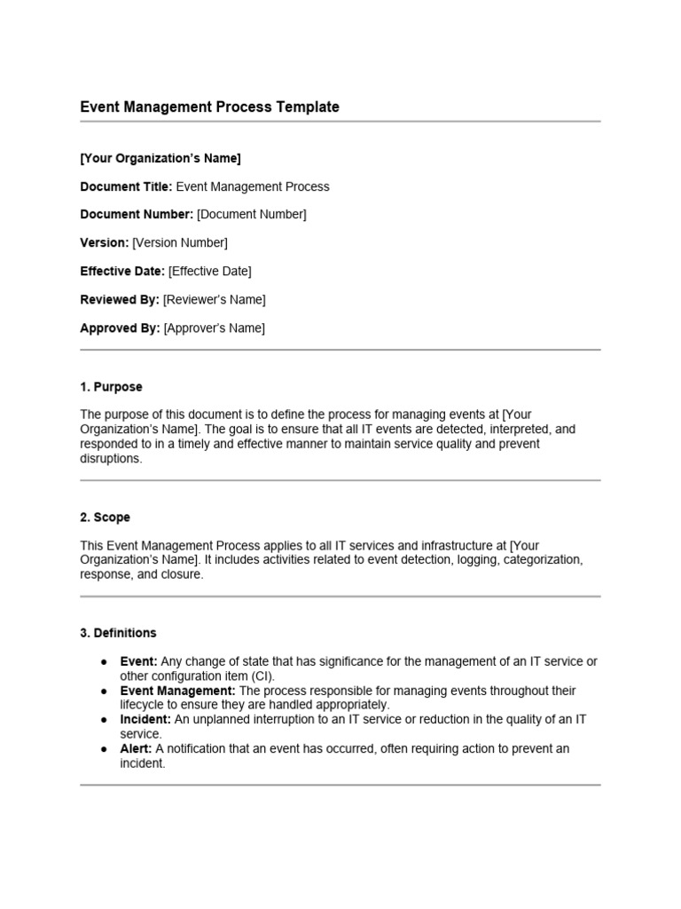 Event+Management+Process+Template | PDF | Business | Information ...