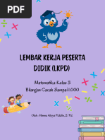 LKPD Matematika Bab 1 | PDF