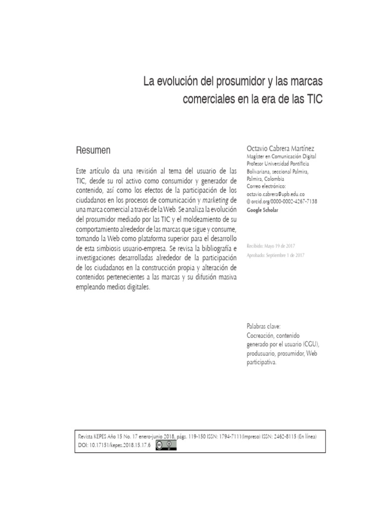 Evolución del Prosumidor en TIC | PDF | Marca | Tecnología de ...