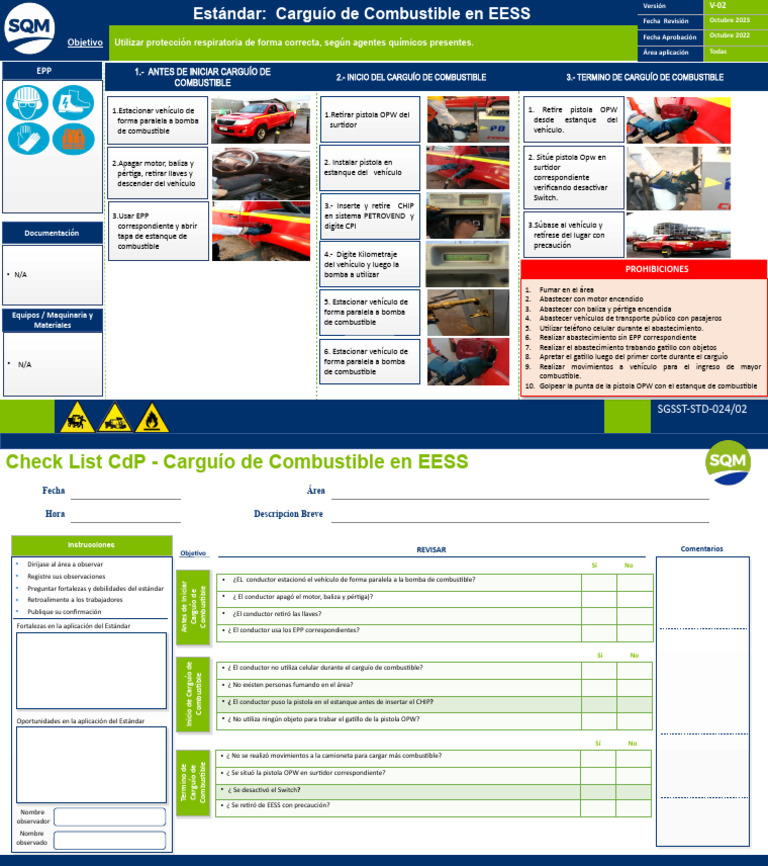 Carguío de Combustible en EESS | PDF