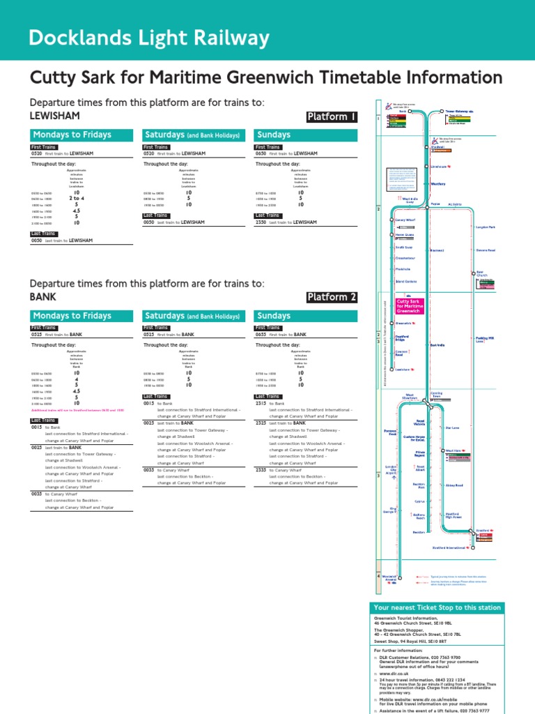 Cutty Sark For Maritime Timetable Information | PDF | Transport ...