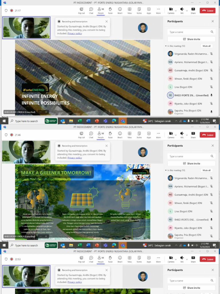 Solar Panel Materi Iforte Energy | PDF