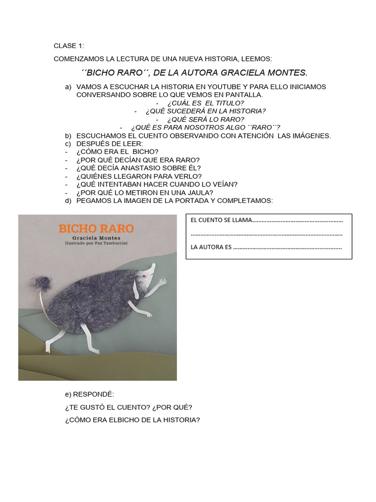 Bicho Raro | PDF