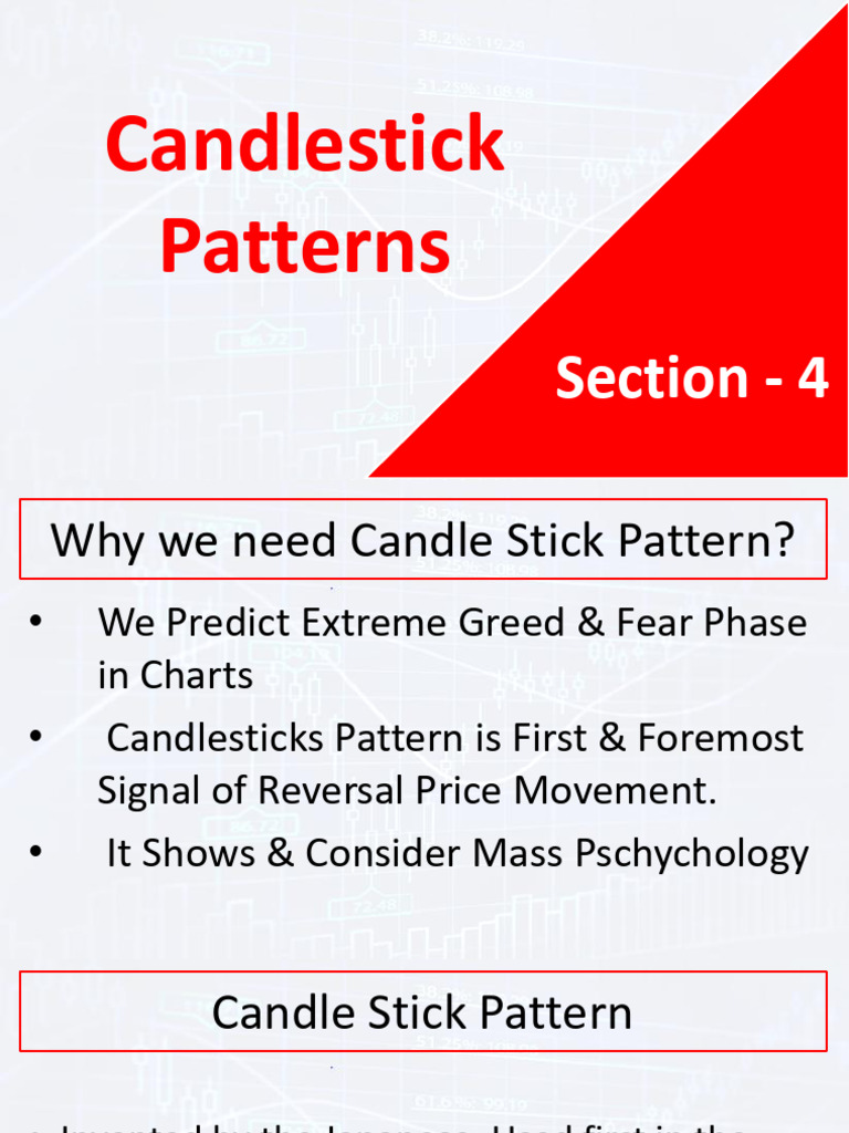 Single Candlestick Pattern Pdf Market Trend Business
