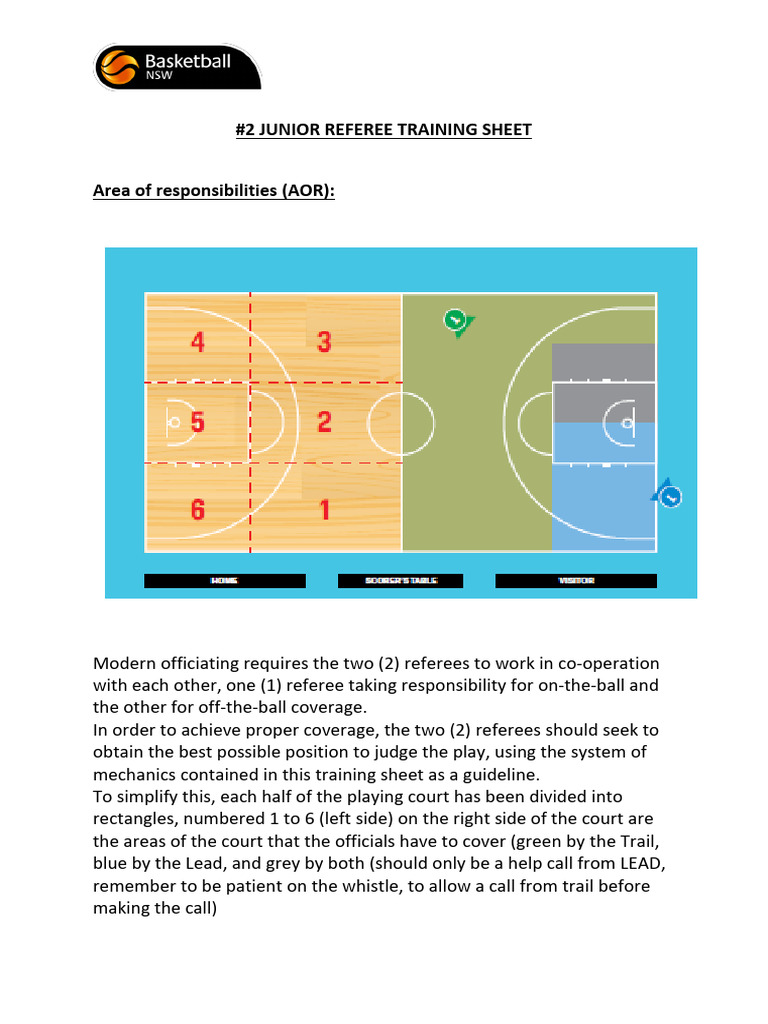 Junior Referee Training Guidelines 2021 | PDF | Sports | Ball Games