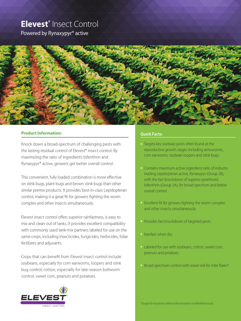 20-FMC-0955_ELEVEST_FACT_SHEET_050323_VF | PDF | Pest Control | Pest ...