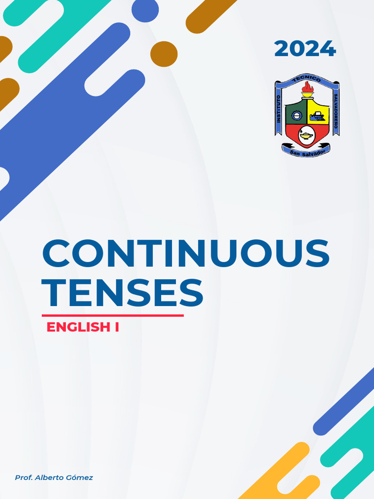 Continuous Tenses in English Activities | PDF | Verb | Grammatical Tense