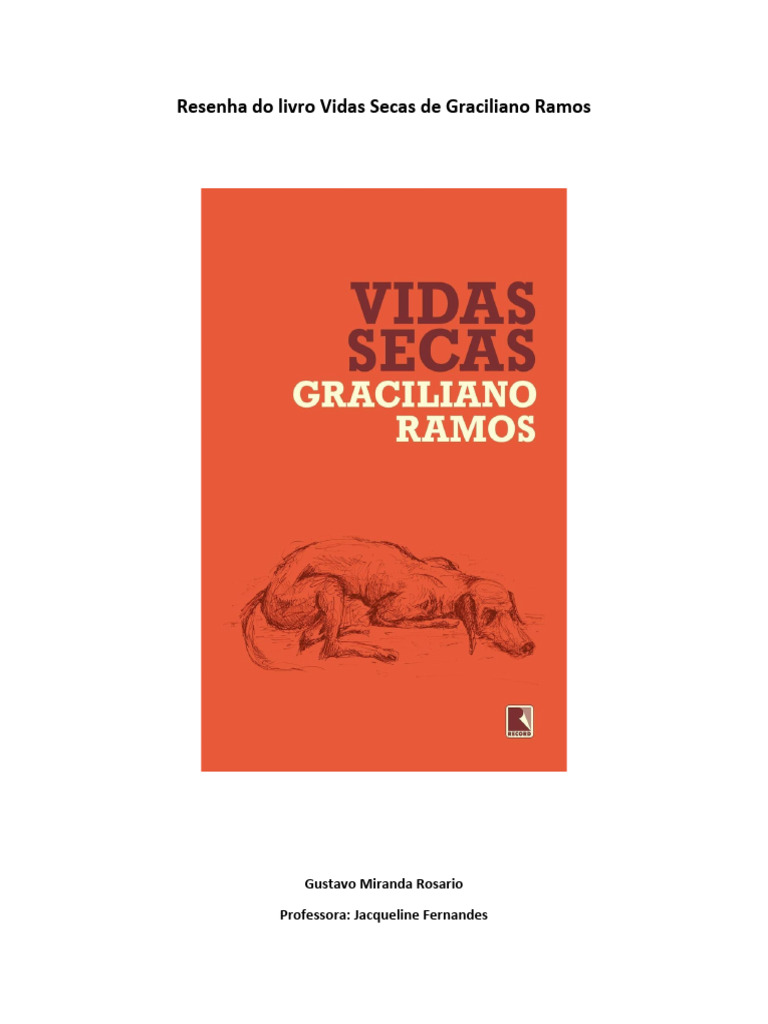 Resenha Do Livro Vidas Secas de Graciliano Ramos | PDF