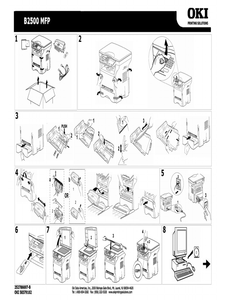B2500 MFP Setup Guide - 209855 | PDF | Diseño | Bienes manufacturados