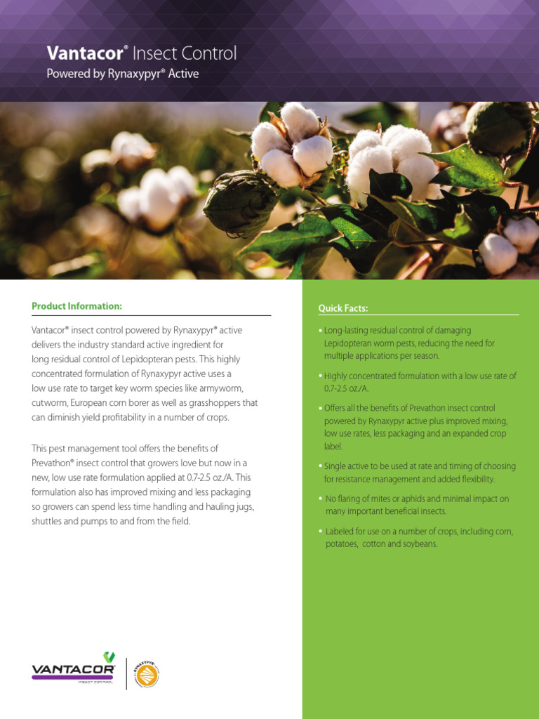20-FMC-2189 Vantacor Fact Sheet - 051922 - VF | PDF | Pest Control ...
