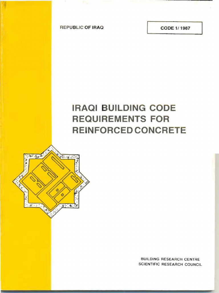 Iraqi Building Code Requiremen | PDF | Concrete | Cement