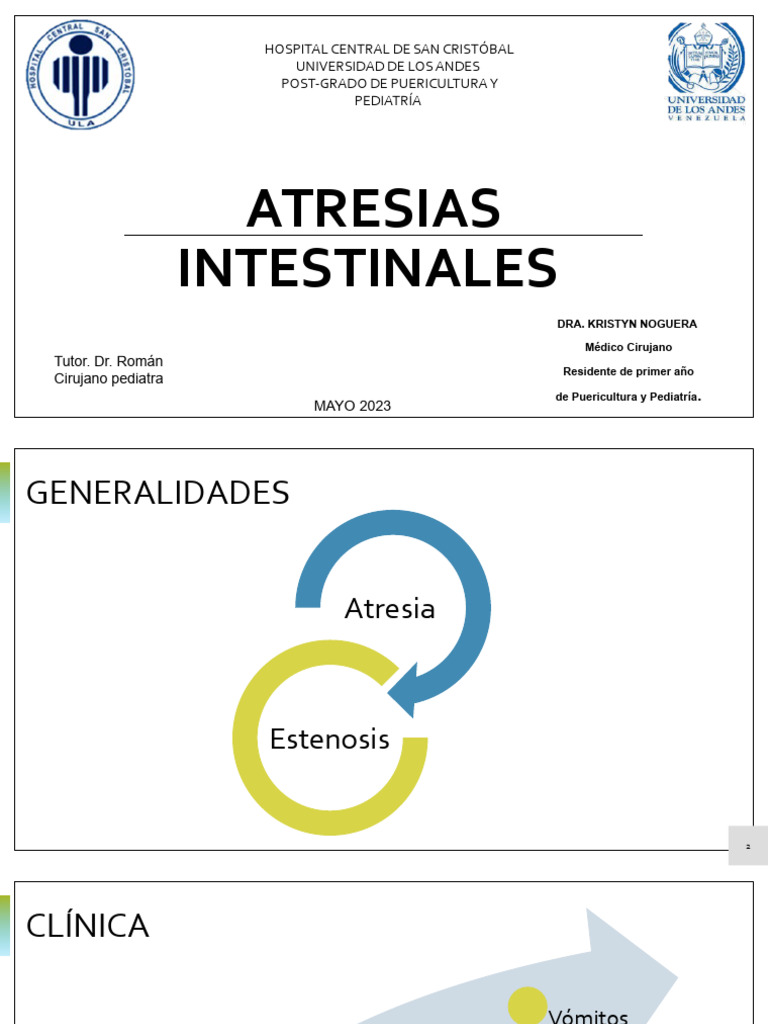 ATRESIAS INTESTINALES Kristyn | PDF | Páncreas | Sistema digestivo