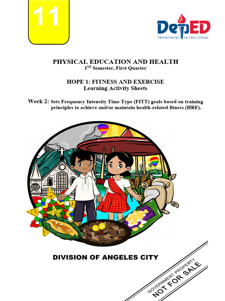 Las Peh g11 Hope1 q1 w2 | PDF | Physical Fitness | Aerobic Exercise