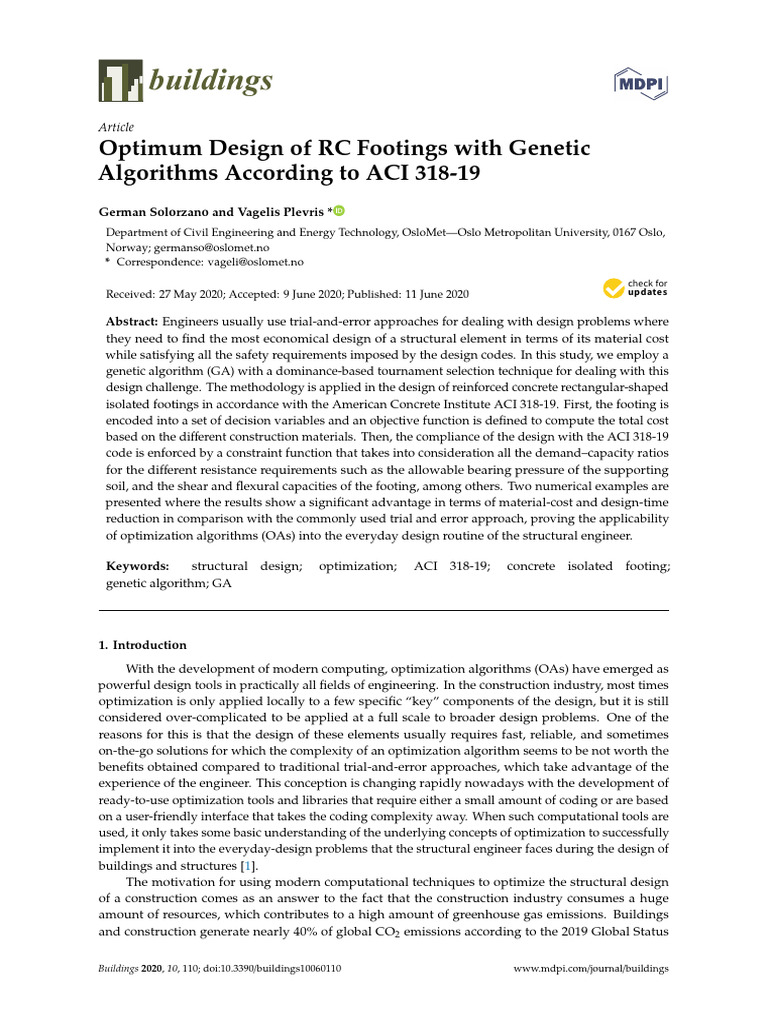 Optimum_Design_of_RC_Footings_with_Genet | PDF | Mathematical Optimization | Genetic Algorithm