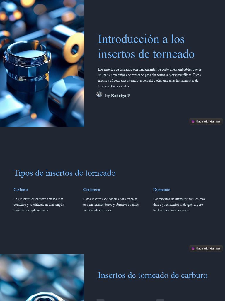 Guía de Insertos de Torneado | PDF | Diamante | Metalurgia