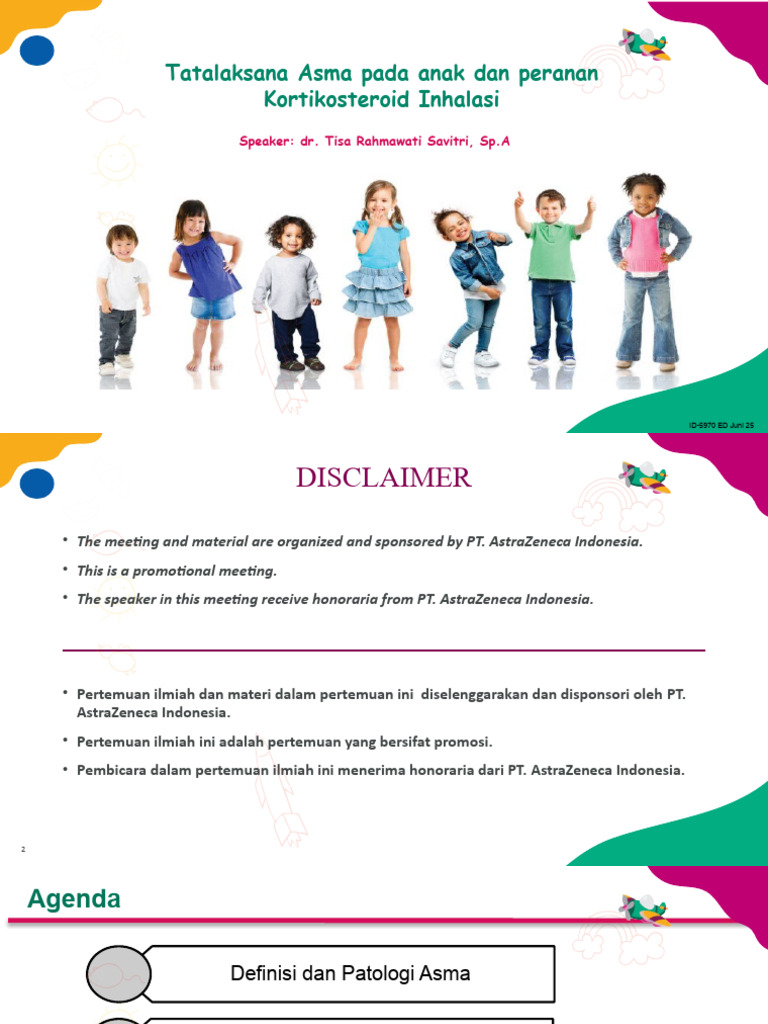 Slide RTD Asma Anak Pulmicort Project ID-5970 ED JUN 25 | PDF | Asthma ...
